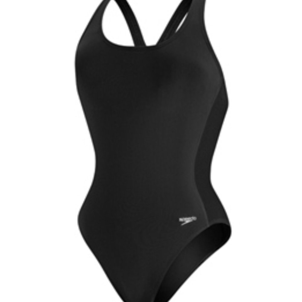 Speedo Hydro Bra Mesh Side Splice One Piece - Gem